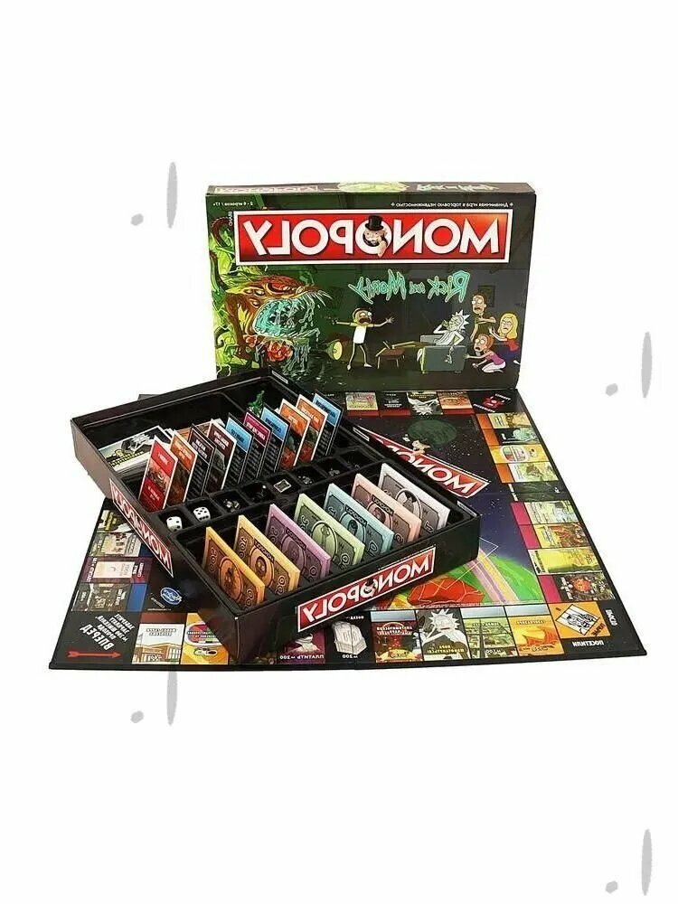 Настольная игра Winning Moves Monopoly Rick and Morty 033862 1 pcs