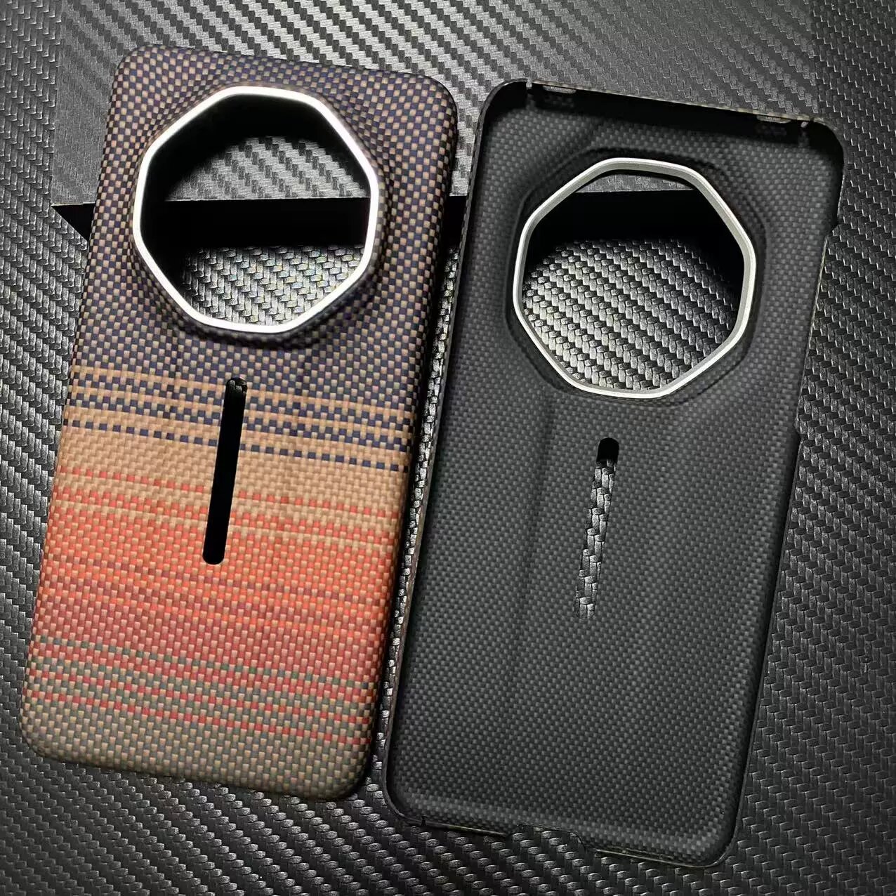 Ультратонкий чехол для Huawei Mate 60 RS Ultimate ｍａｓｔｅｒ, 600D плавающий узор красный, металлическая рамка, мелкие