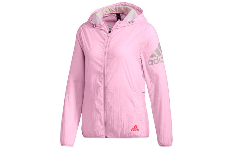 Куртка adidas, размер S, розовый,