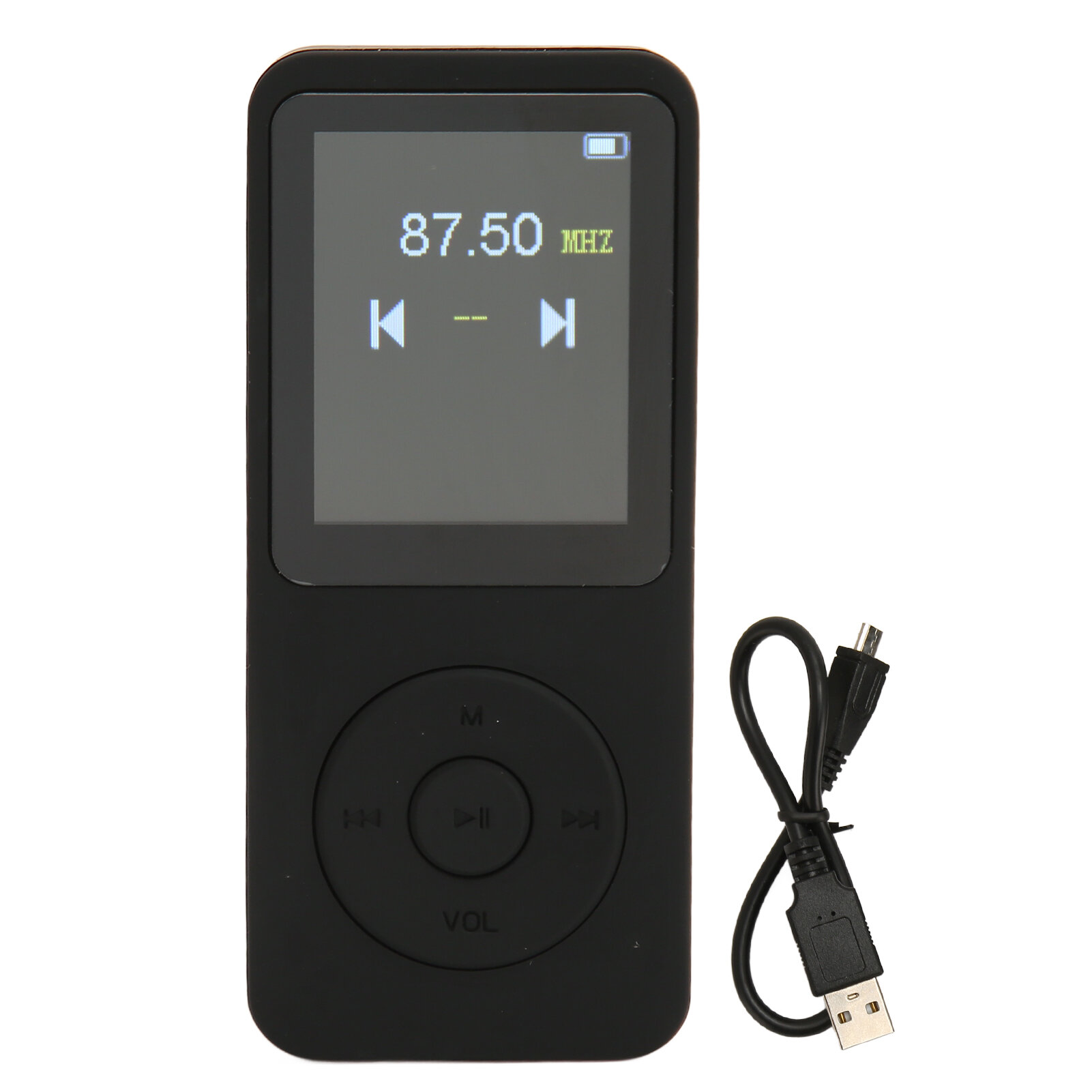 MP3-плеер BT 5.0, 1W динамик, FM-радио, Hi-Fi звук, MP3/MP4