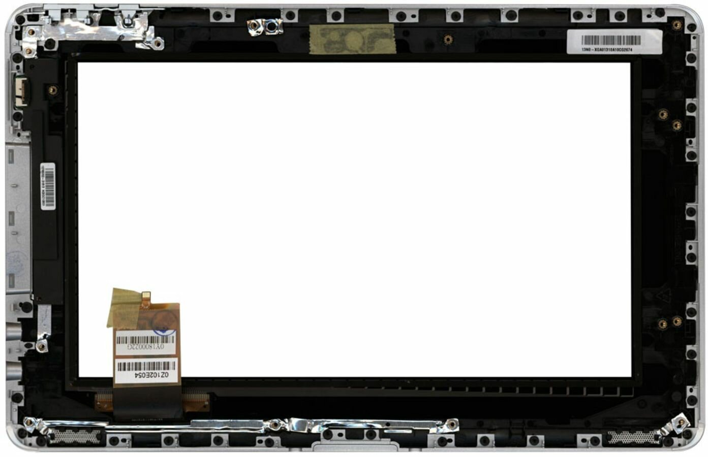 Сенсорное стекло (тачскрин) 10.1", для Toshiba Folio AS100 AS100-01B с рамкой