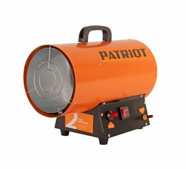 Калорифер газовый PATRIOT GS 16, 16 кВт, 350 м?/ч, пьезо поджиг, редуктор, шланг.