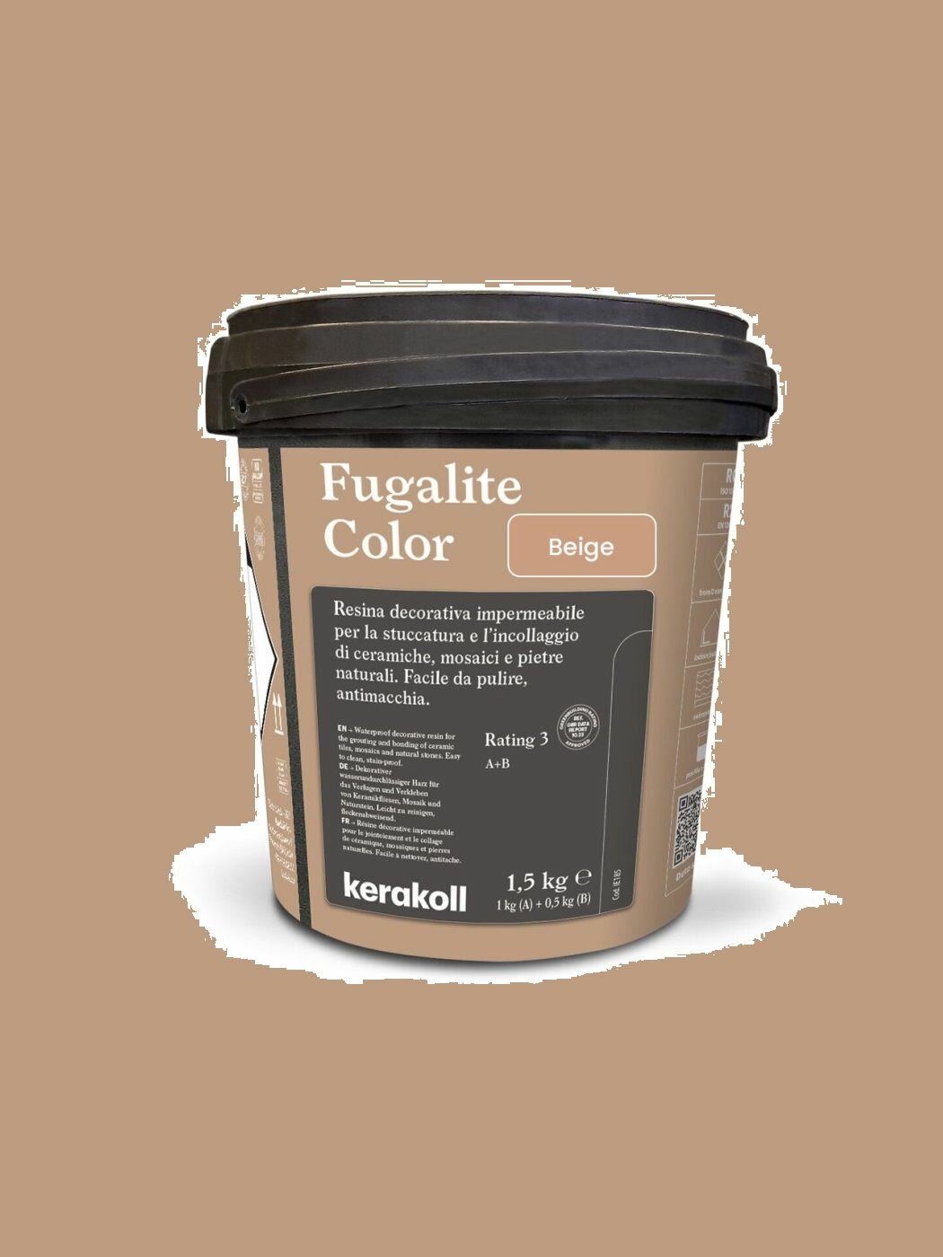 Затирка двухкомпонентная Kerakoll Fugalite Color (1,5кг) Beige