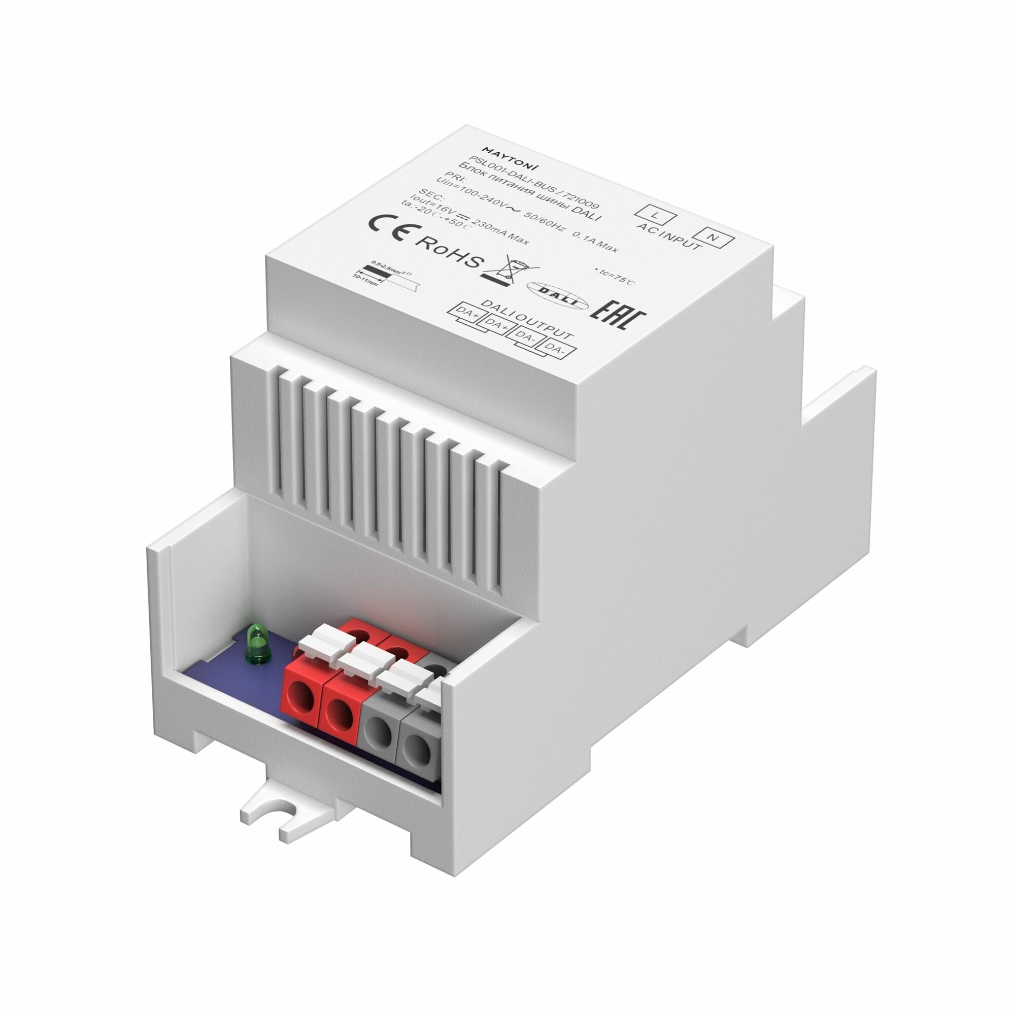 Источник напряжения Lighting Control Dali 4W AC 100-240 V 50/60 Hz цвет белый, арт. 721009