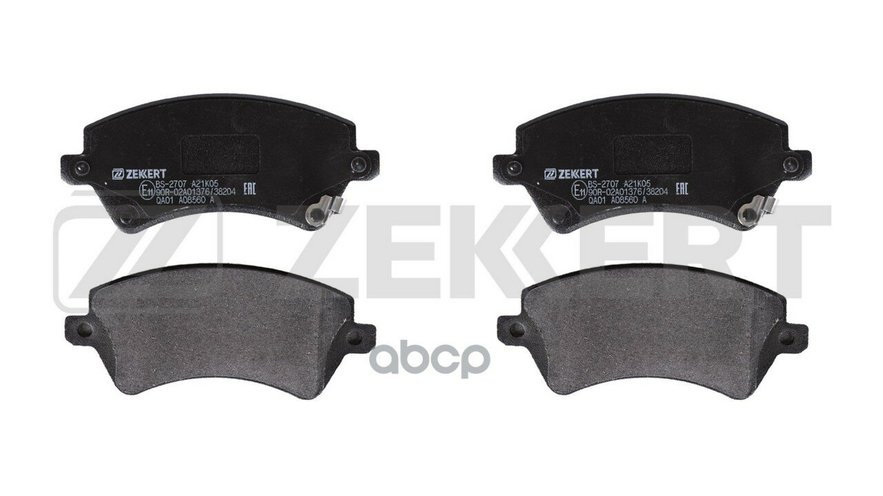 Колодки торм. диск. передн. Toyota Corolla (E120) 01- Zekkert арт. bs-2707