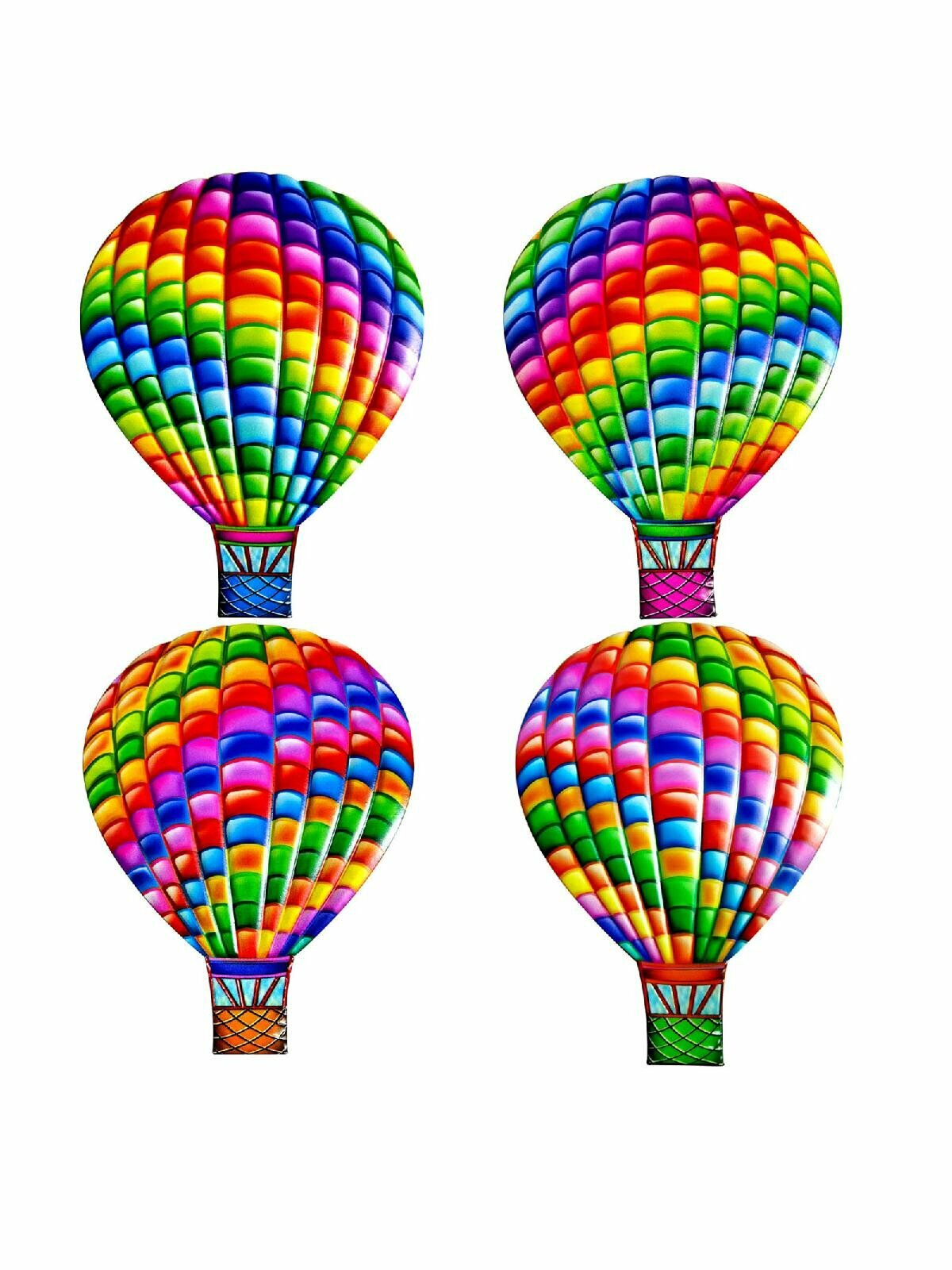 1 набор из 4 штук, цвет кованого железа, домашний подвесной шар для горячего воздуха