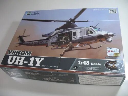 Kitty Hawk 80124 1/48 Веном UH-1Y Новый Самолеты