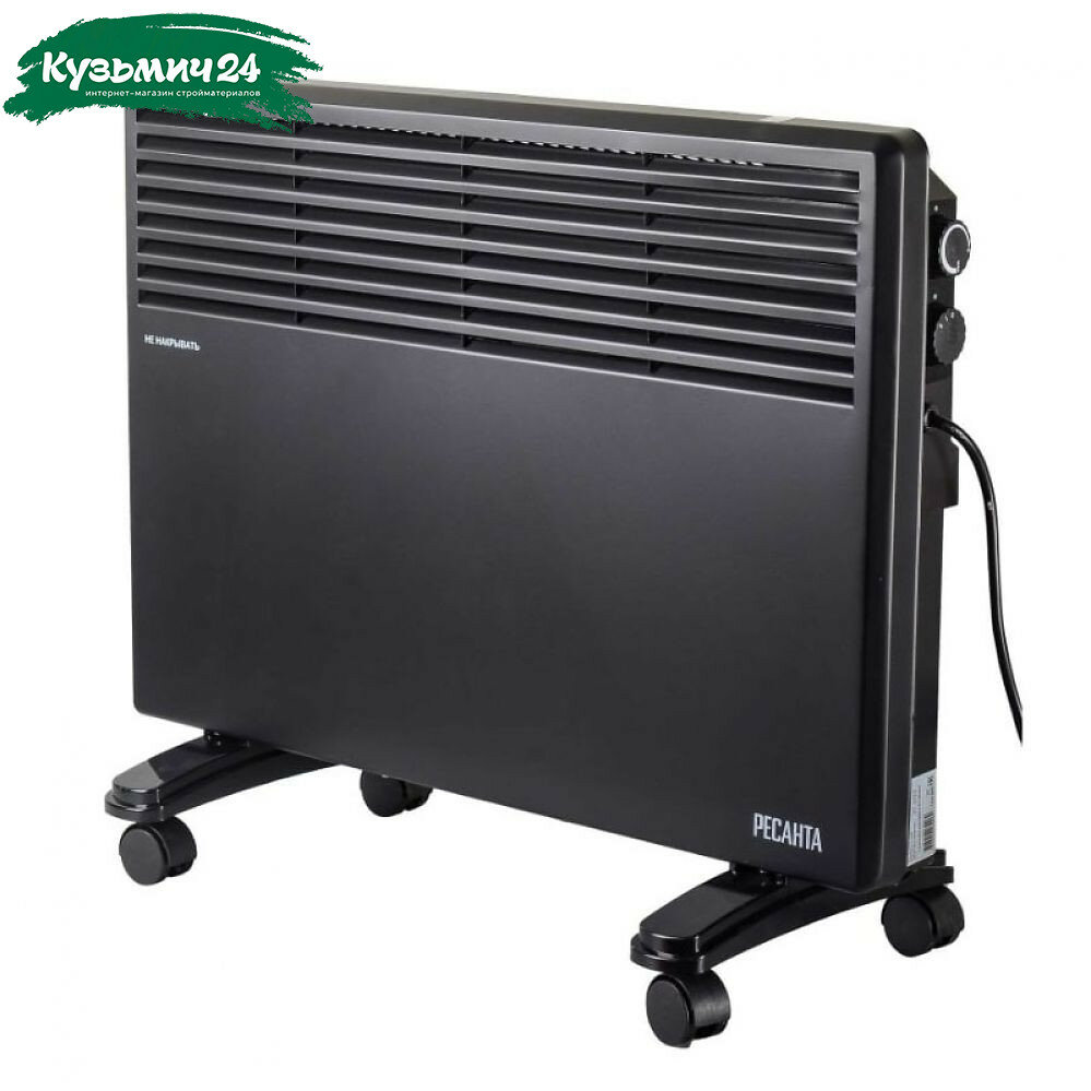 Конвектор Ресанта ОК-1600Ч, черный, 1 шт.