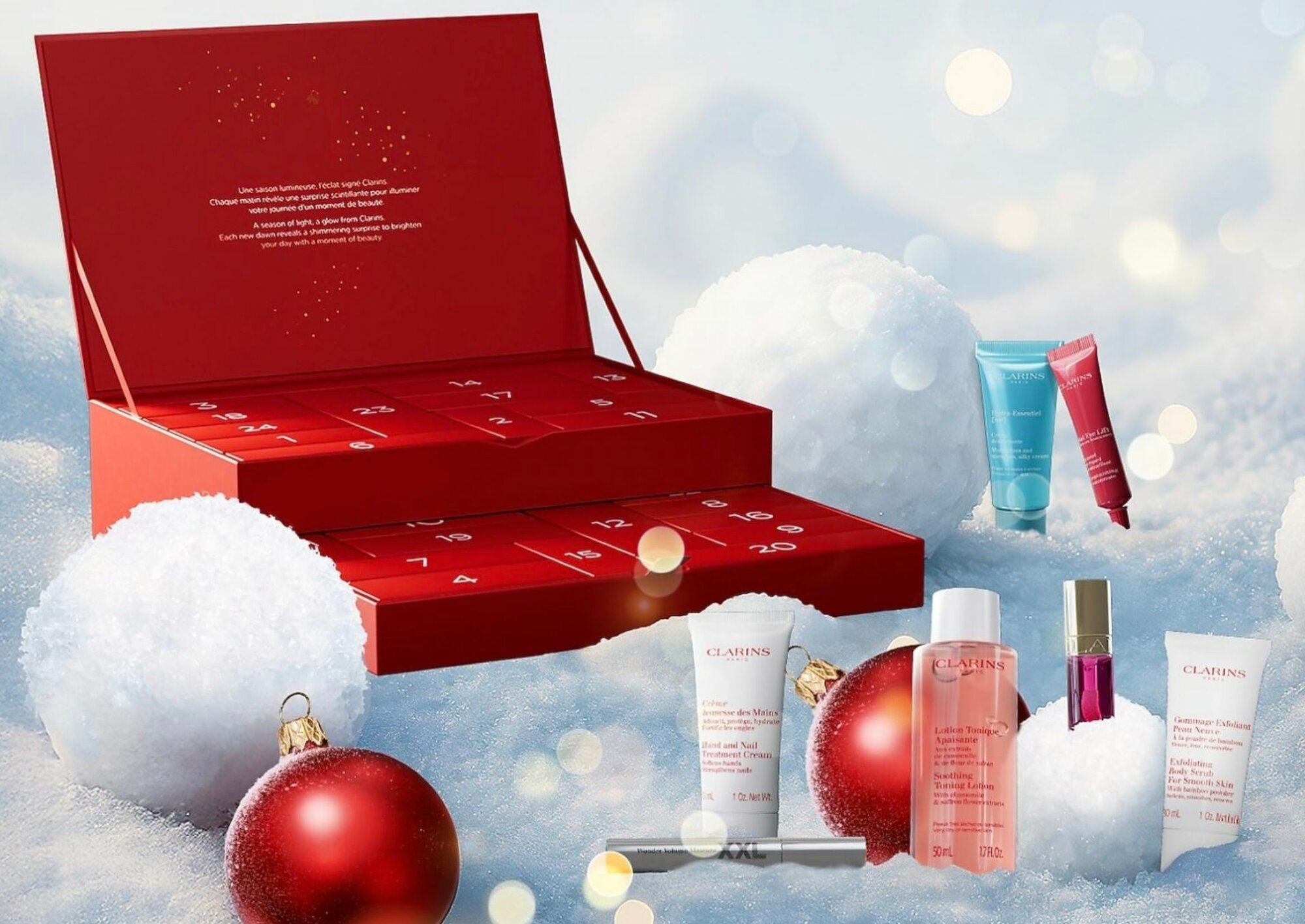 Clarins Бьюти Адвент-календарь 2025 на 24 дня