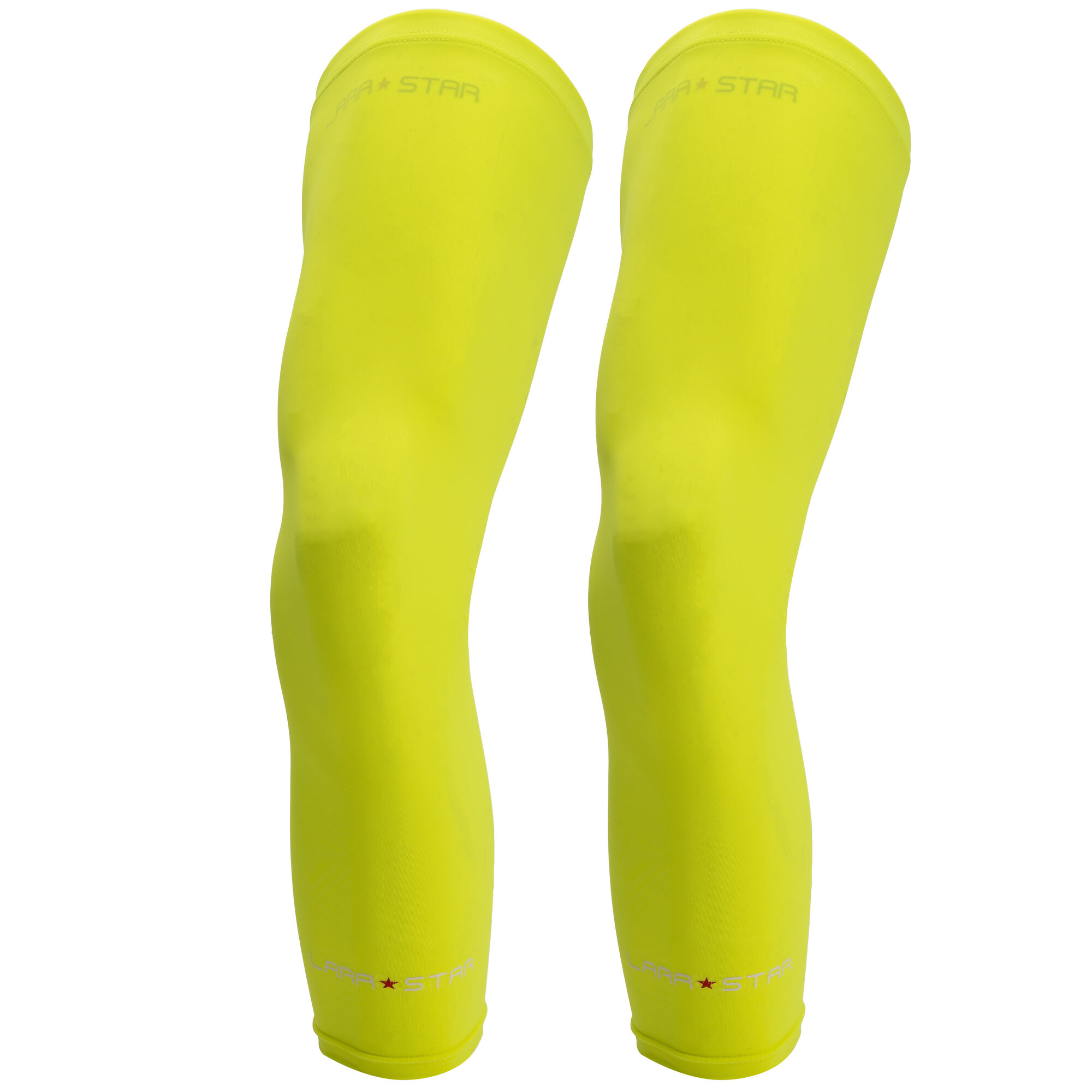 Защита голени унисекс LARA STAR для бадминтона, баскетбола и бега, XL EU, basic/glossy yellow, 1 пар
