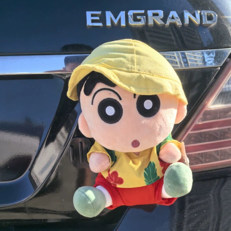 Оригинальная плюшевая игрушка-протектор для топливного бака мотоцикла с магнитным креплением, съемная, в виде куклы