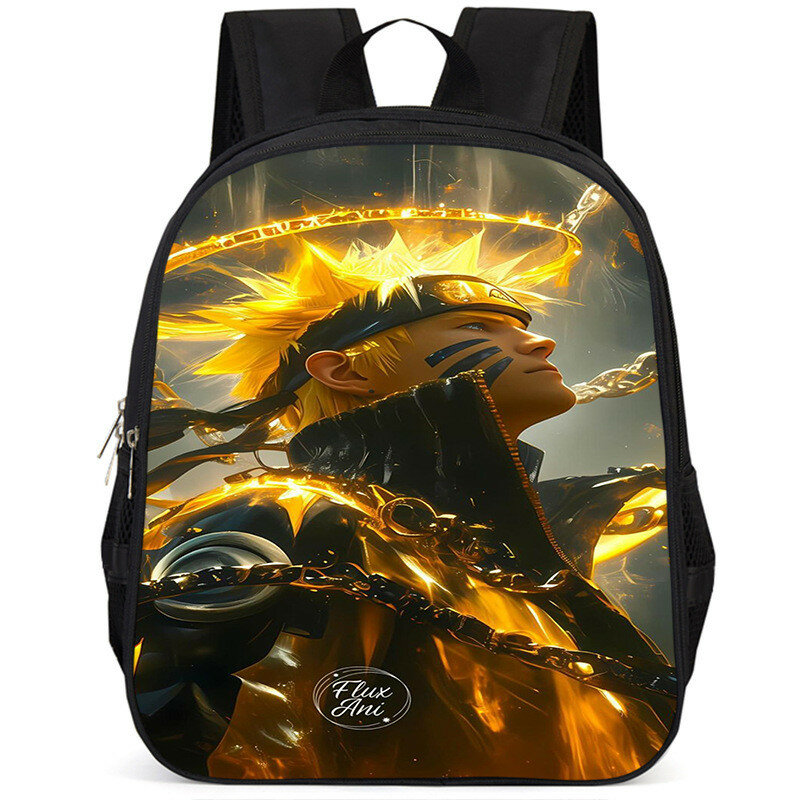 Рюкзак наруто трендовый для детей 15 дюймов легкий просторный дизайн размер 11