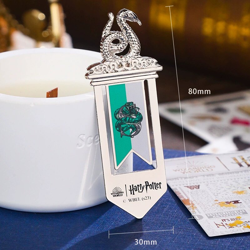Оригинальные товары по мотивам Гарри Поттера, металлические закладки «Магическая академия», канцелярские принадлежности