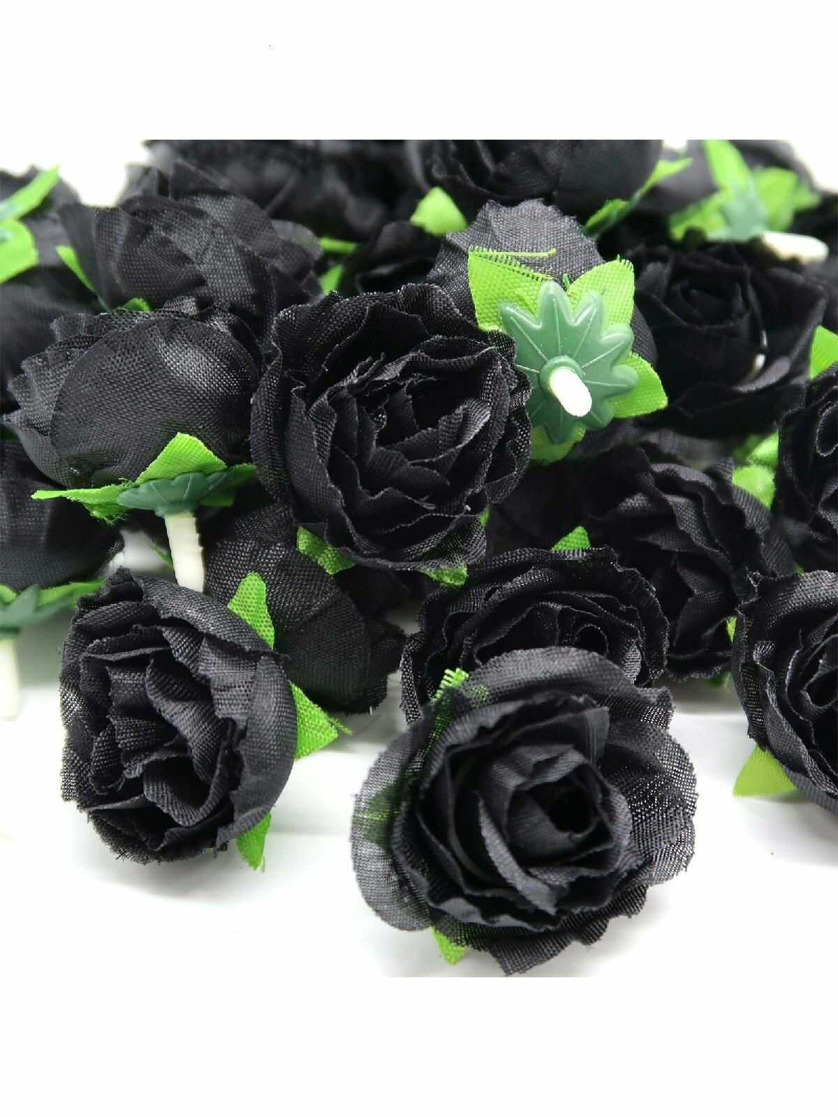 Стабилизированныецветы,1 упаковка из 200 шт, украшение стены свадебным цветком своими руками-черный