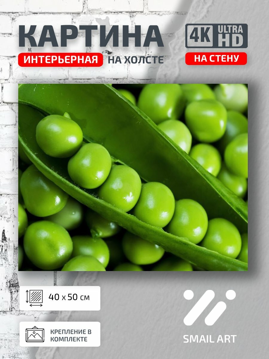 Картина на холсте интерьерная 40 на 50 на стену Гороха Landscape для кабинета пейзаж декор