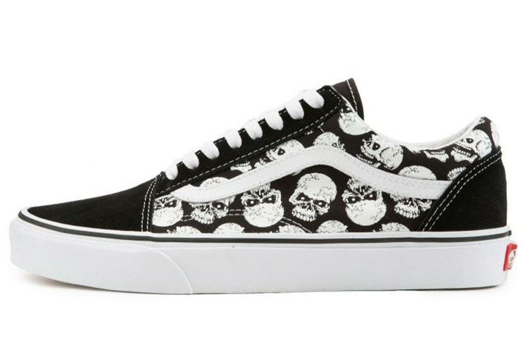 Кроссовки Old Skool TM Glow Skull