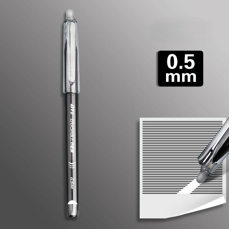 Набор гелиевых ручек, стираемые, 12 штук в наборе, цвет черный