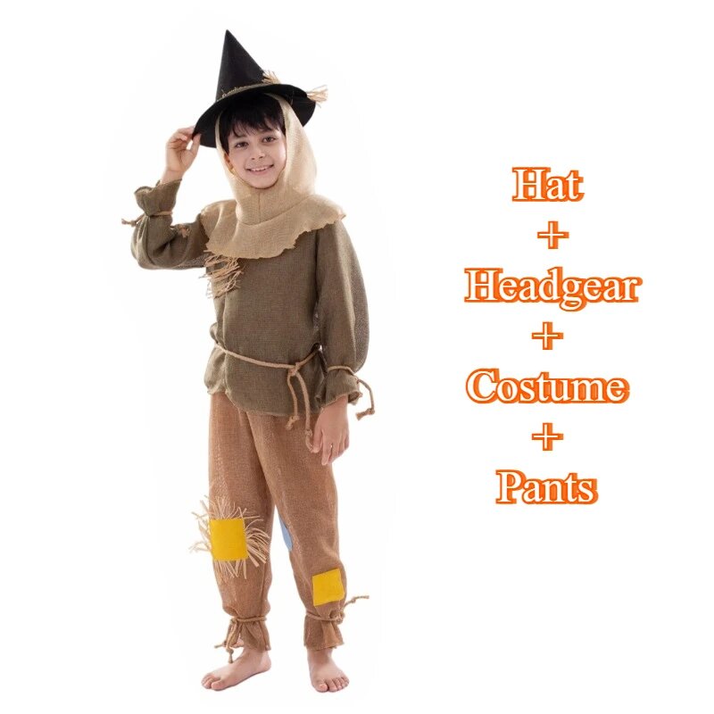 Костюм Страшила из фильма "Волшебник страны Оз" XL, Scarecrow