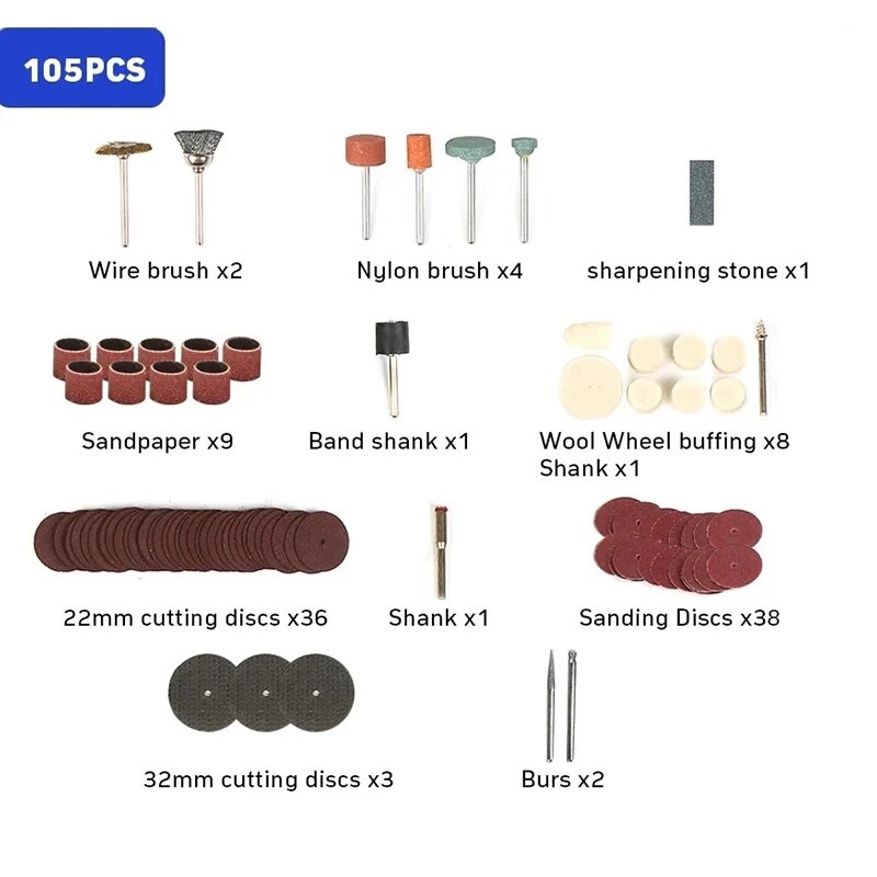 Набор насадок Dremel 161pcs — фото 1