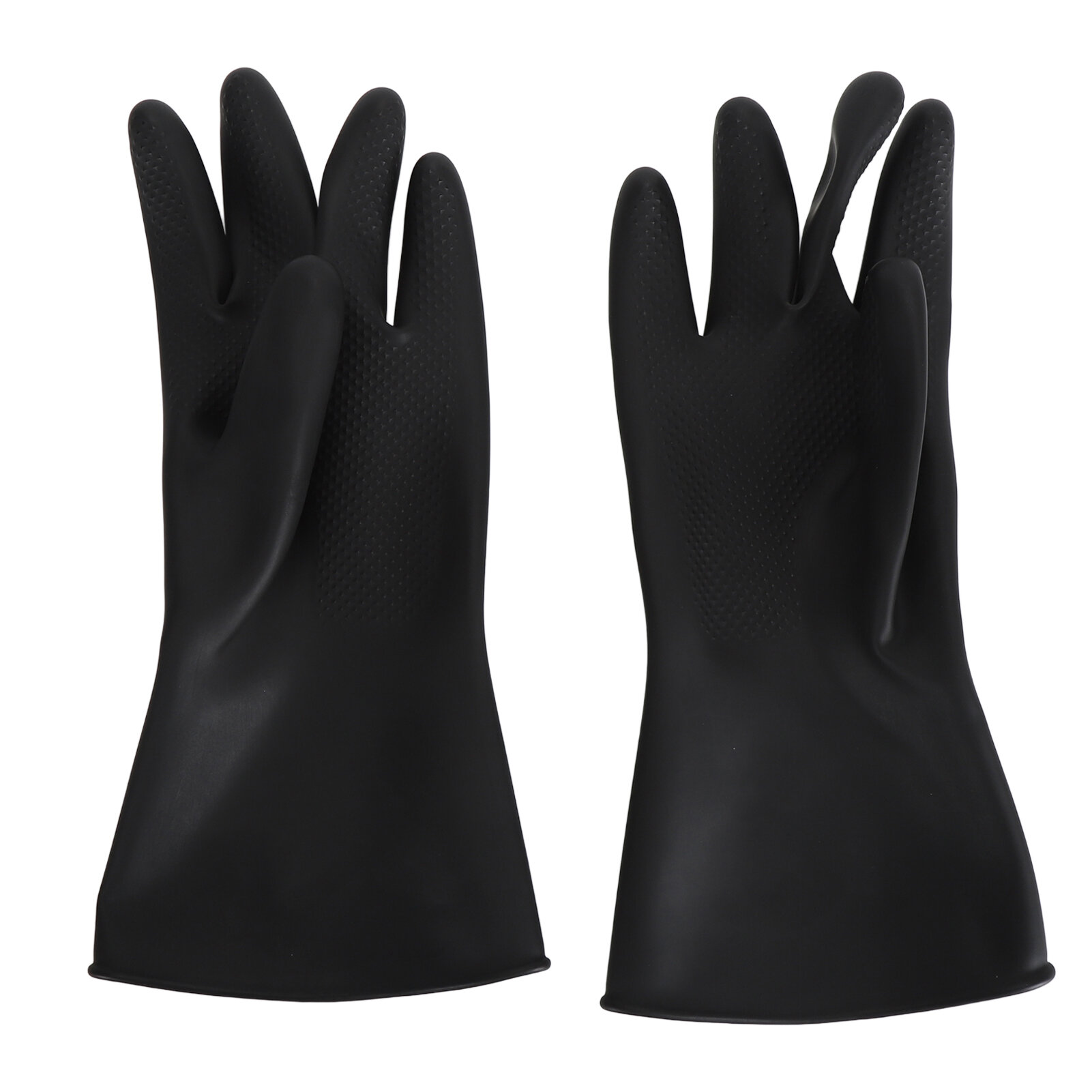 1 Pair Chemical Resistant Gloves Reusable Latex Comfortable Protective Versatile Safety Work Long Gauntlets for Mining Industry Farm Gardening B31‑L