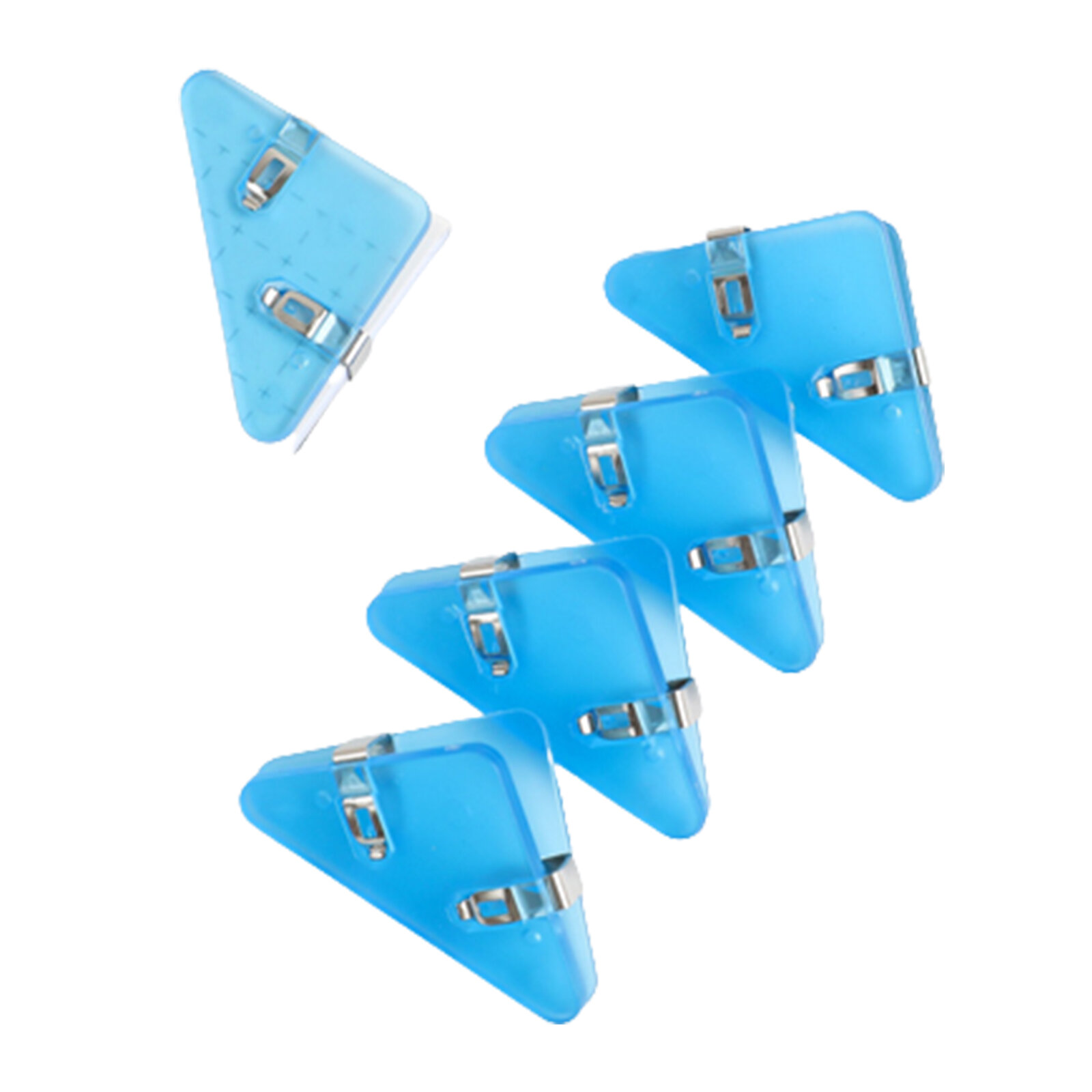 5 шт./компл, Многофункциональные Мини-пластиковые зажимы для уголков страниц книг, Треугольный держатель для документов, зажим для закладок, Органайзер канцелярских принадлежностей для офисных учителей