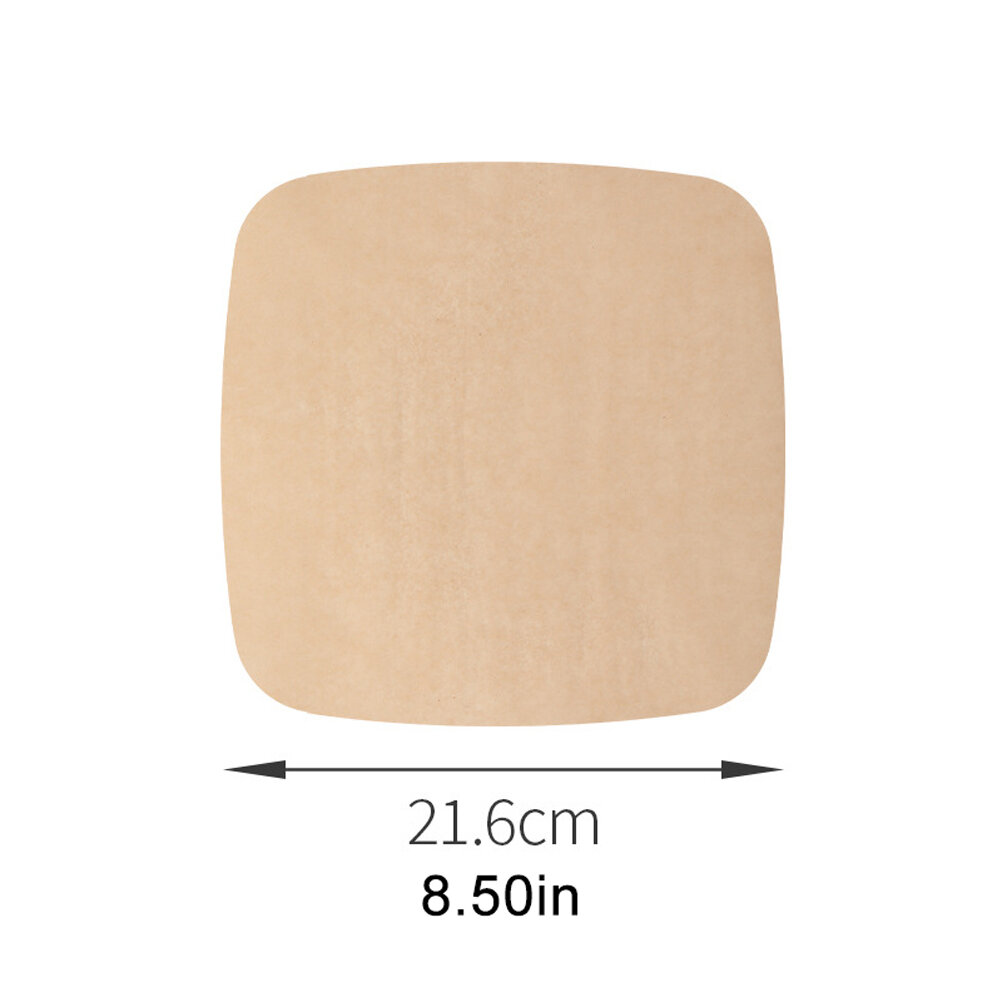 130 шт, бумажные коврики для выпечки для фритюрницы, маслостойкая силиконовая масляная бумага, кухонные аксессуары для выпечки в фритюрнице