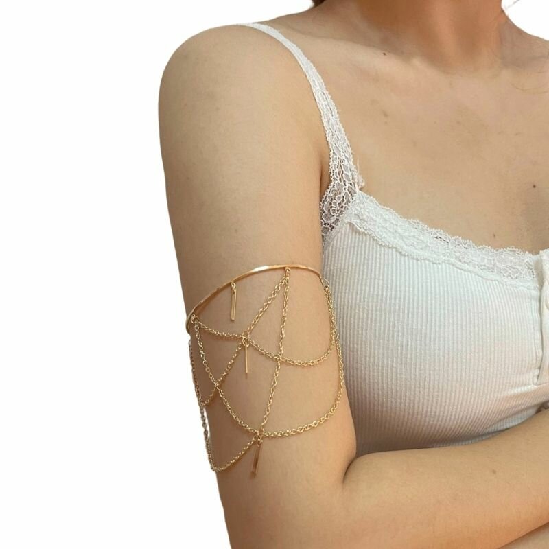 Регулируемое кольцо для рук с кисточками-золотое кисточками в виде ракушки