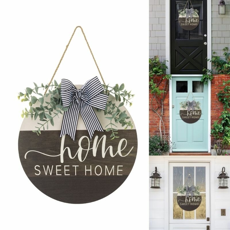 Бант в черно-белую полоску, номер дома "Эвкалипт"