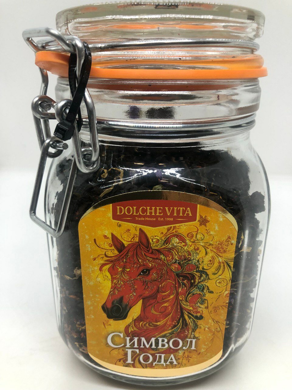 Чай листовой "Символ года - Конь" с натуральными добавками 125 гр.