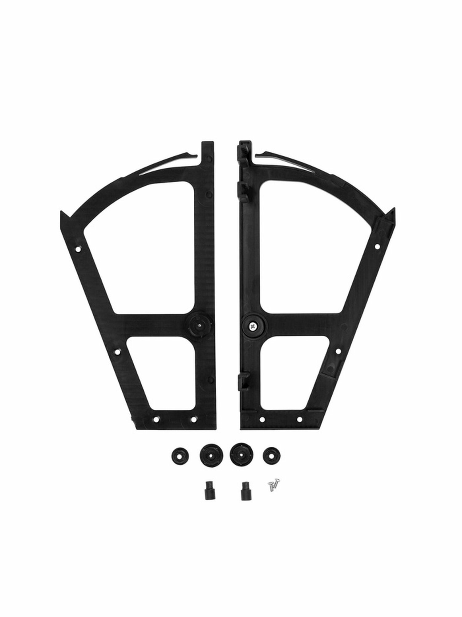 Механизм для обувницы полок CAPPIO, 1 ярус, до 13 мм, пластик, черный 10906834