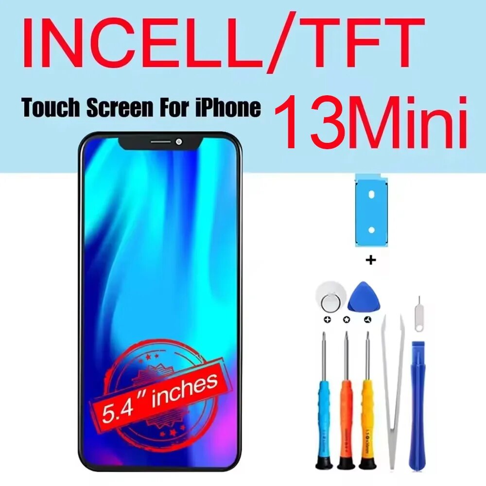 PINZHENG Высококачественный экран AMOLED INCELL LCD OLED OEM для iPhone 11 12 13 Mini Pro Max XS XR MAX Замена дисплея с инструментом INCELL For i13 Mini