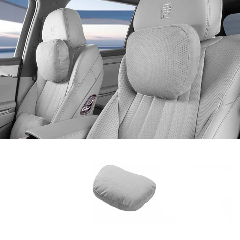 Для BYD TANG L EV/DM Sealion 8 2025 2026, автомобильный замшевый подголовник, поддержка шеи, мягкая подушка для шеи, автомобильные аксессуары для интерьера