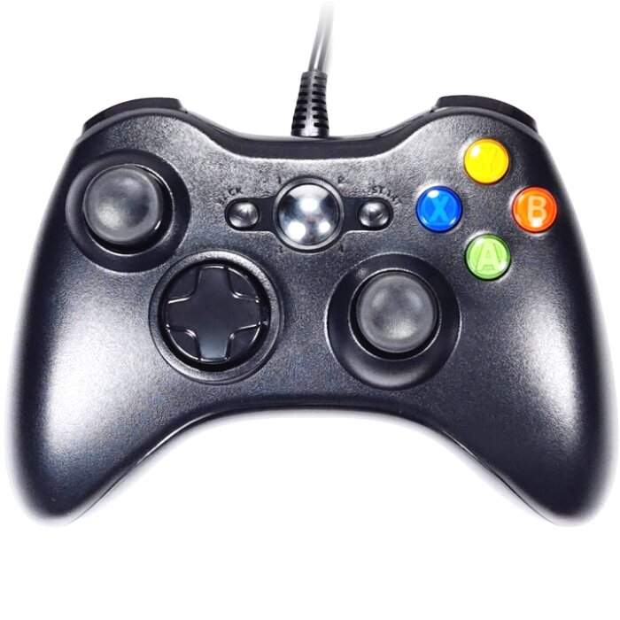 Джойстик геймпад usb Dialog GP-A20 12 кнопок PC XInput DirectInput вибрация - 1.8м чёрный