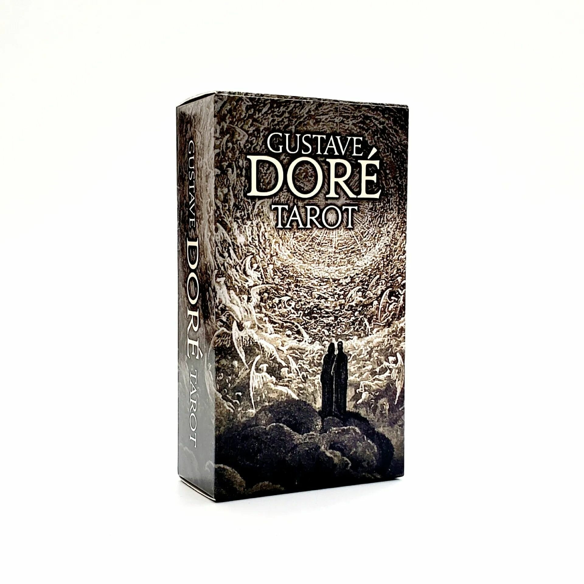 Колода Таро Гюстава Доре, 78 карт в чёрно-белом стиле, матовое покрытие, гадательный набор для самопознания и эстетического удовольствия