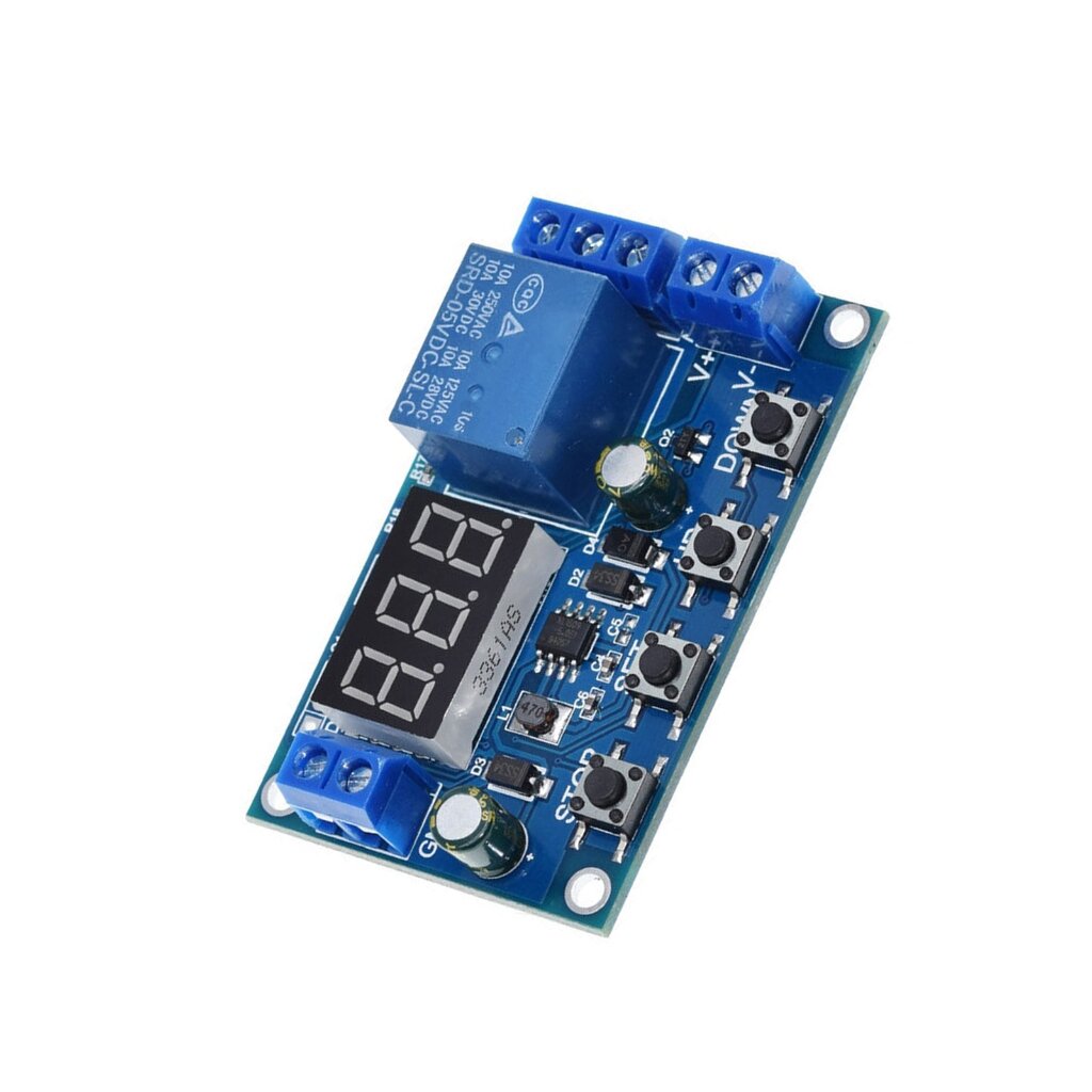 Интеллектуальный модуль зарядки-разряда аккумулятора с кнопкой аварийной остановки