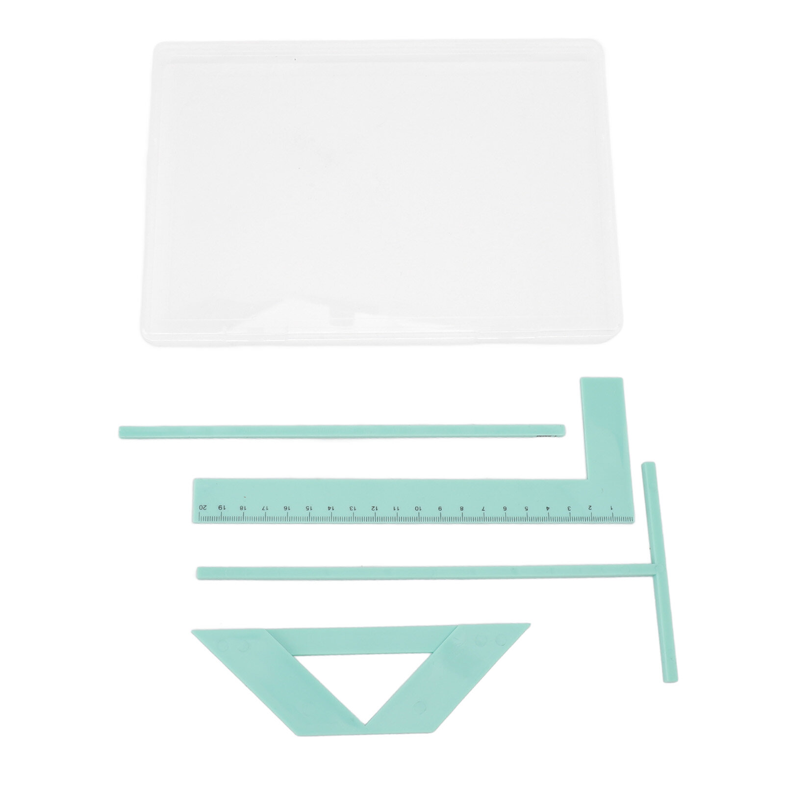 Полный набор линейки для переплета книг, акриловая многофункциональная линейка для создания обложек книг, скрапбукинга и открыток.