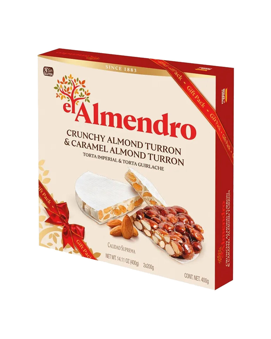 Подарочный набор турронов El Almendro Torta Imperial и Guirlache , 400г