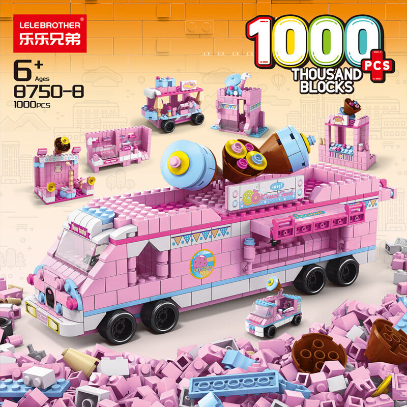 Конструктор Lele Brothers: развивающая сборная модель автомобиля и космического шаттла для мальчиков, детали-пазлы