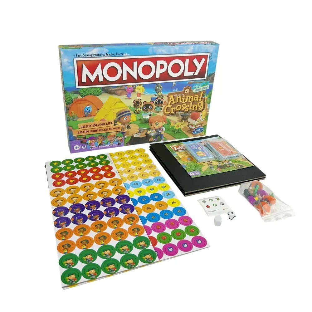 Настольная игра Monopoly: Animal Crossing New Horizons Для 2-4 игроков Идеальный подарок Время игры: 60 минут