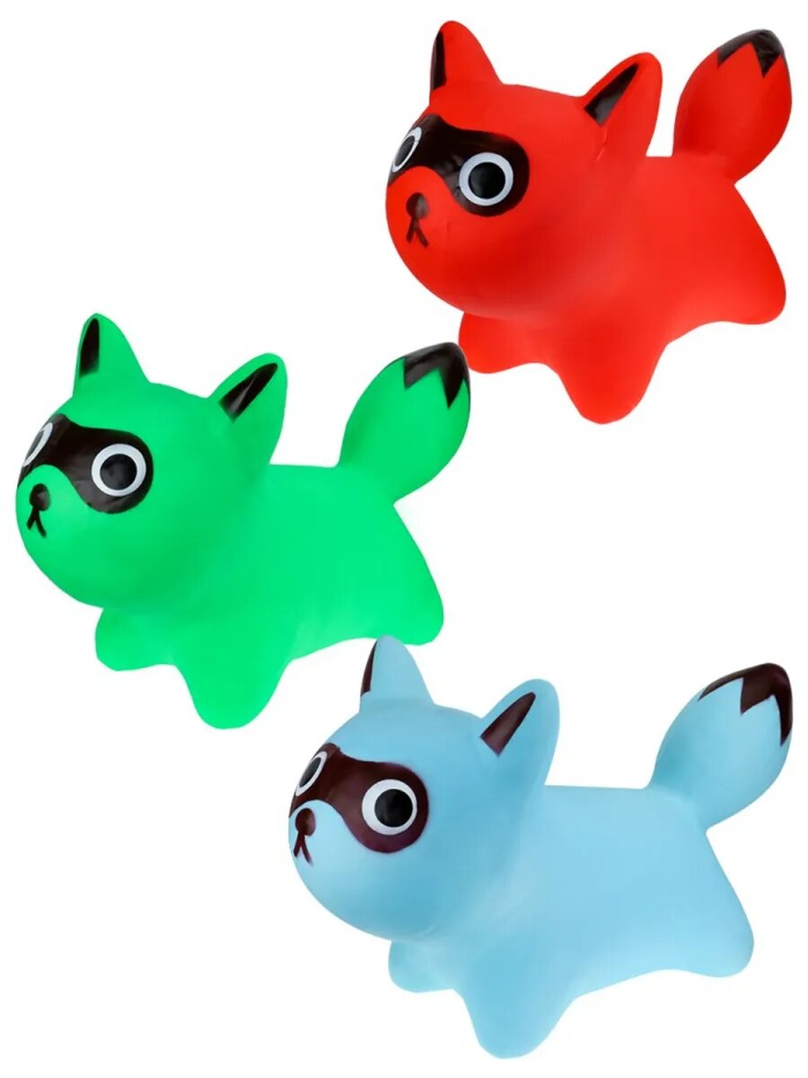 Игрушка-прыгун /Лисичка в маске/ (3 цвета микс, 1300г, в па