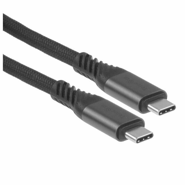 Кабель USB4 TypeCM/CM 16K@60Hz 80GBps, PD 240W, медь Telecom 1м