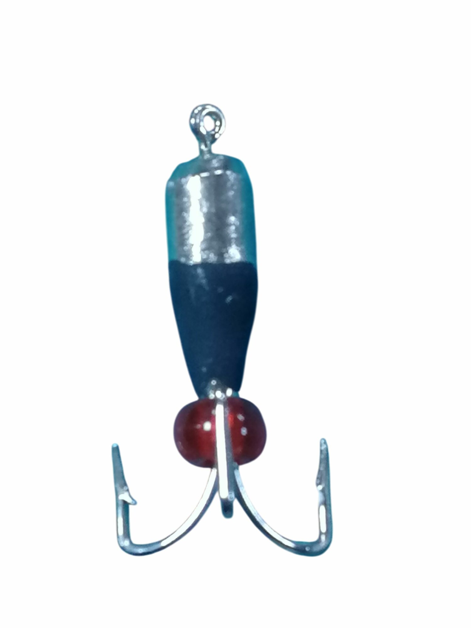 Мормышка вольф. Чертик d3,0 никель комб. 0,7гр