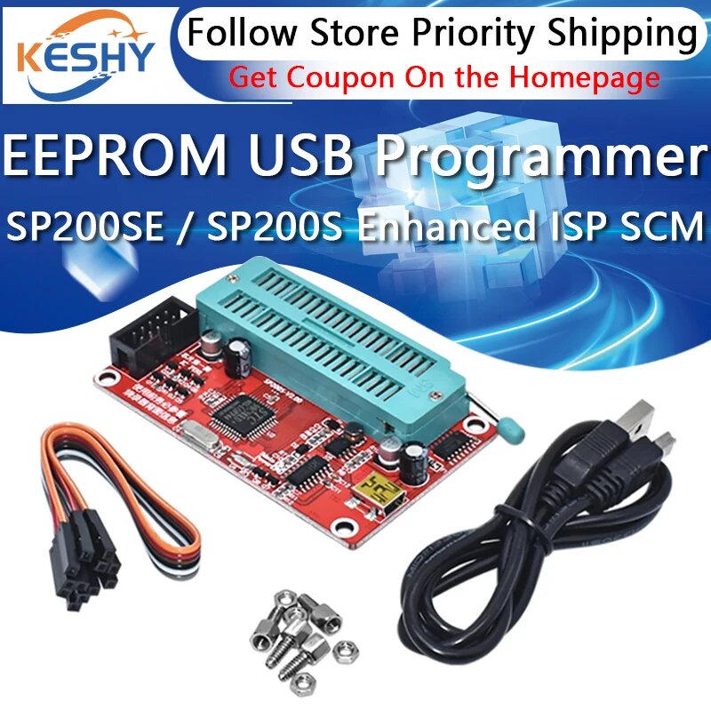 USB программатор EEPROM SP200SE/SP200S для микроконтроллеров