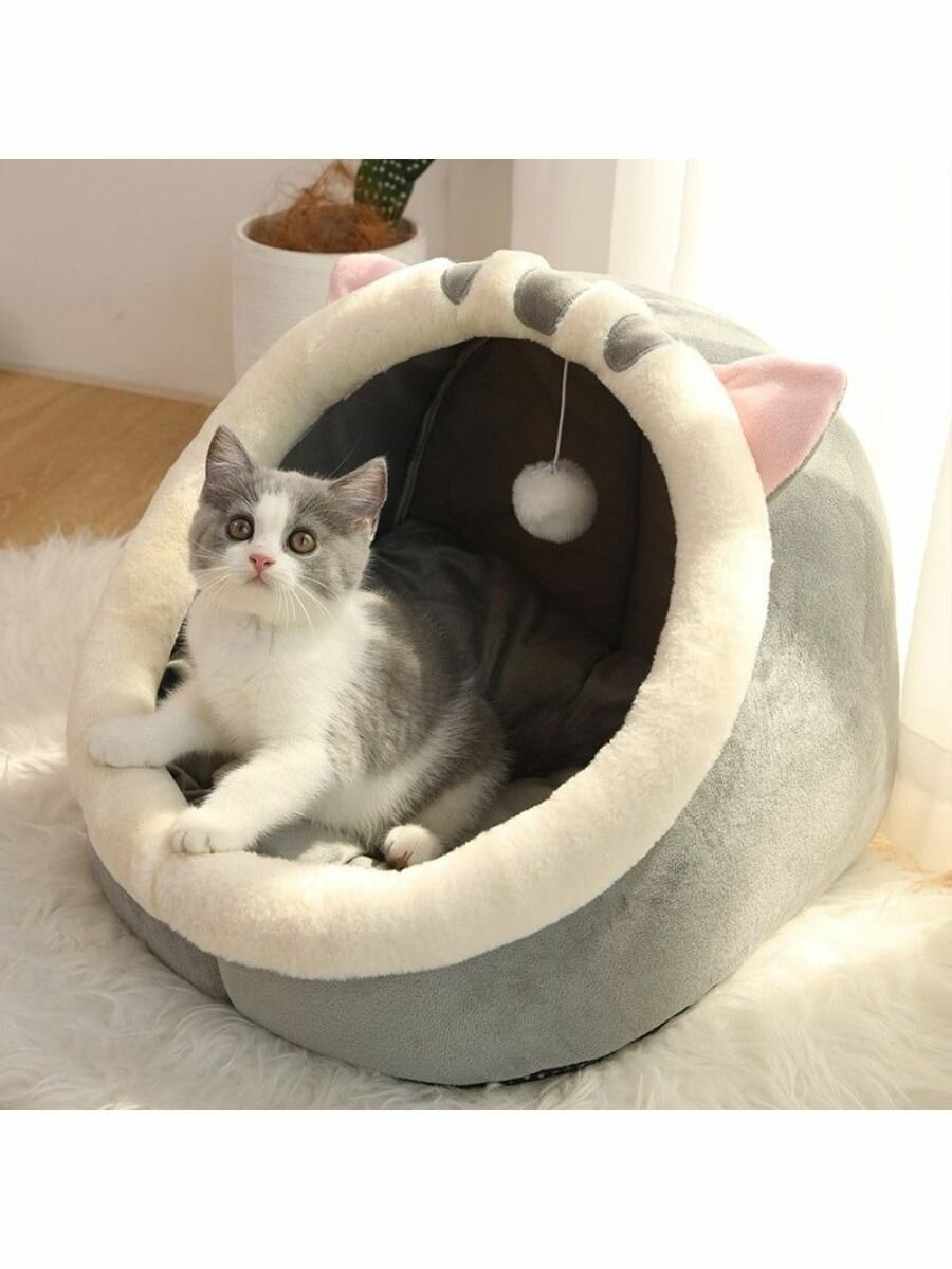 Корзина для домашних животных, удобная кроватка для котенка, подходит для мелких животных, S