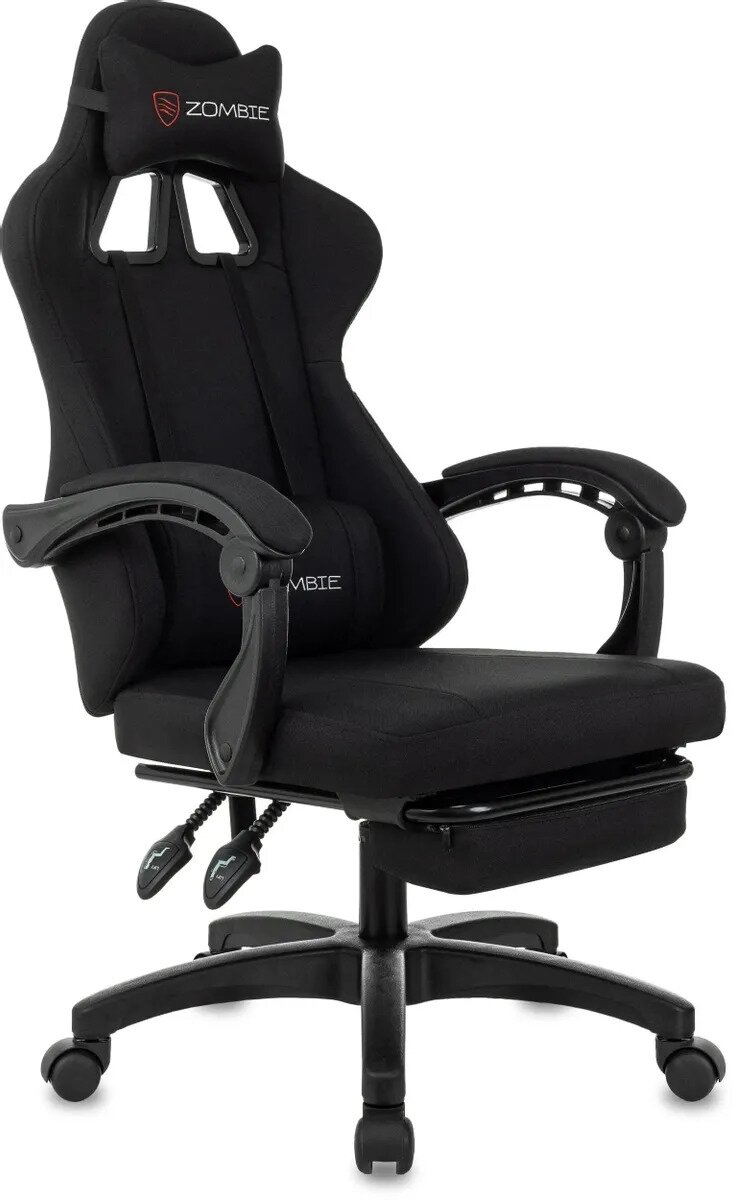 Кресло игровое Zombie Weaver черный
