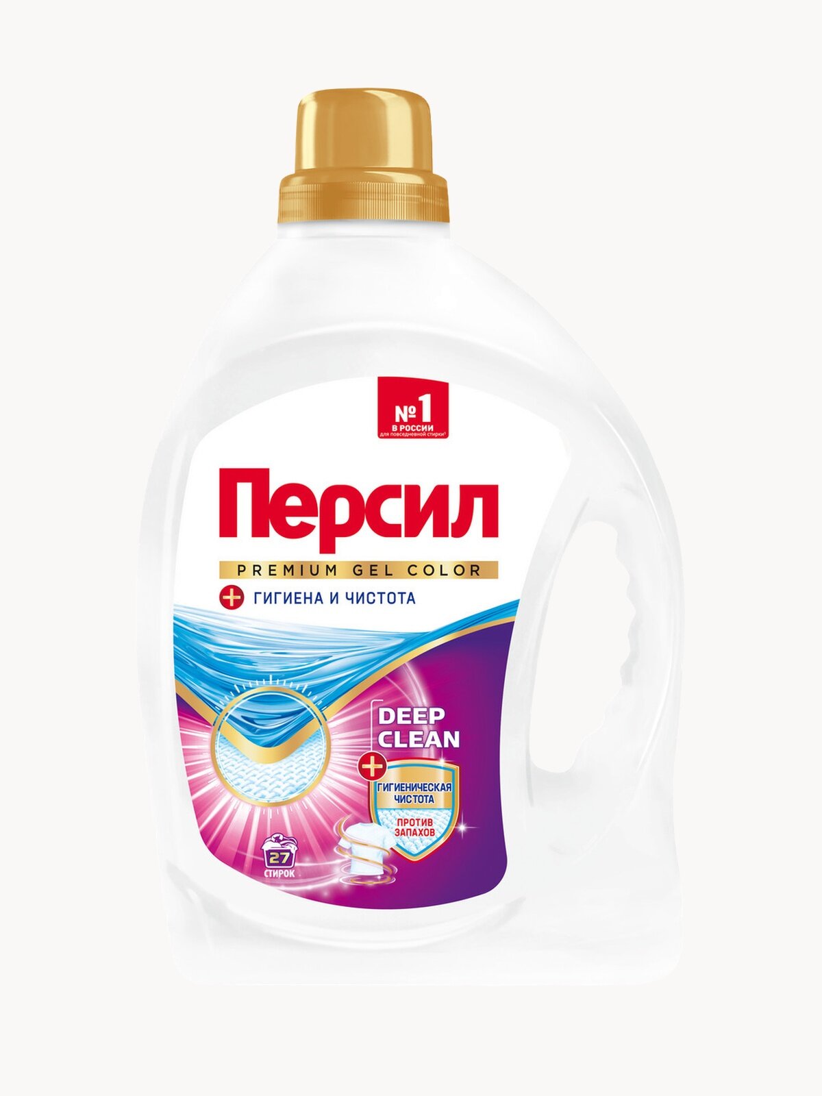 Гель для стирки Персил Premium Color для цветного белья, 1,76л, 27 стирок. Жидкий порошок для стирки