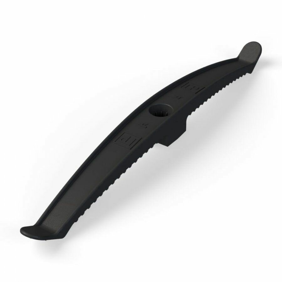 Держатель кабеля двусторонний для прямого монтажа на 16 мест черный 20шт Промрукав