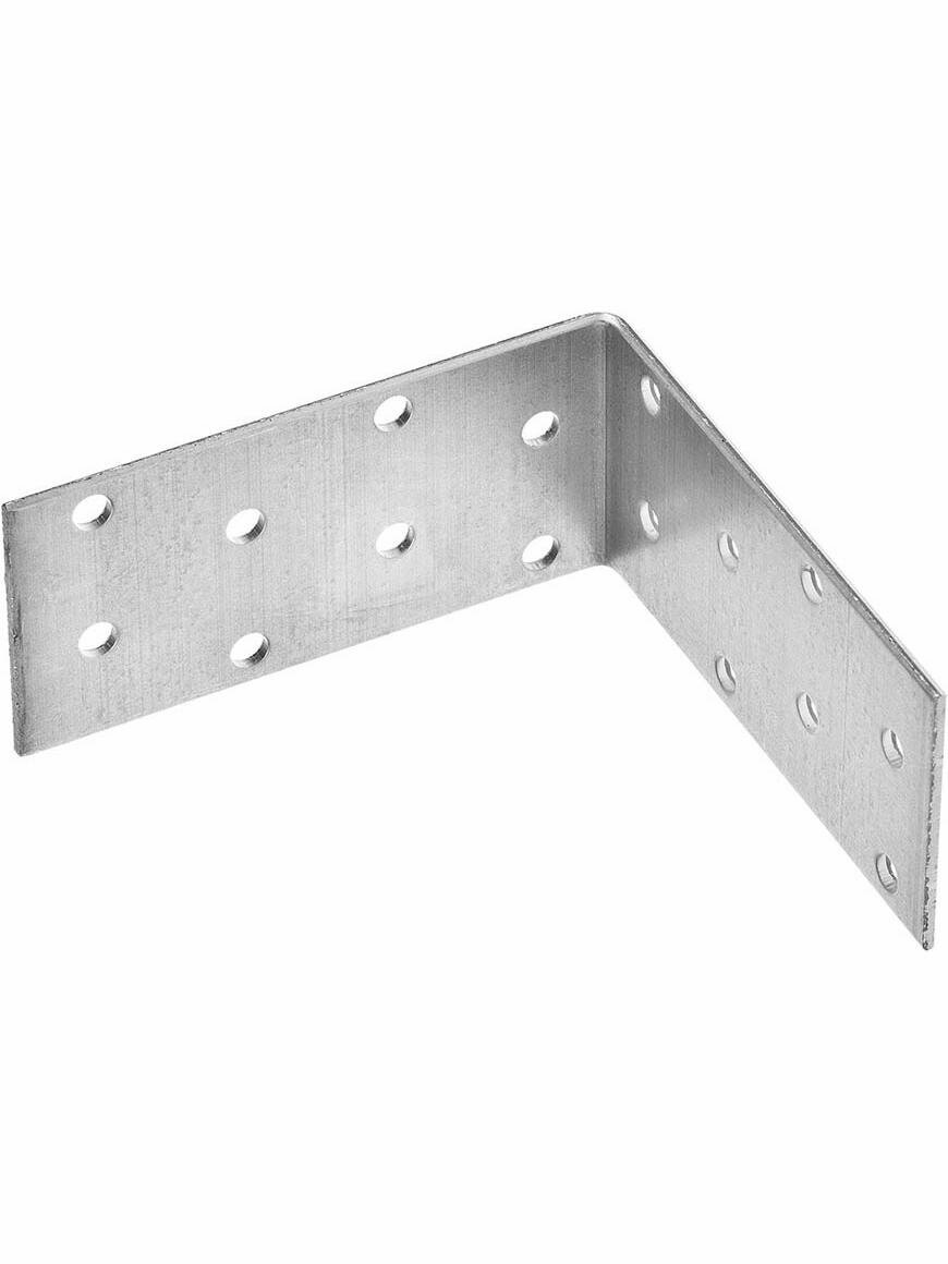 Набор Уголок крепежный равносторонний УКР-2.0, 40х80х80 х 2мм, ЗУБР {310206-040-080} 1 шт (2 шт)