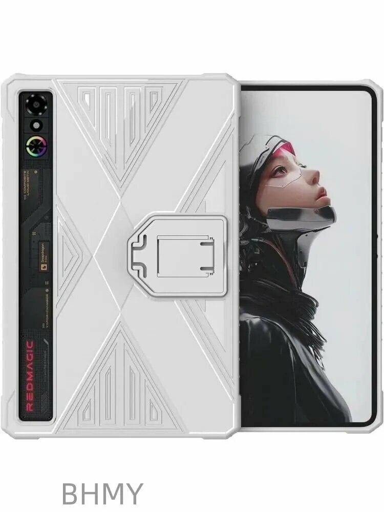 Совместим с игровым планшетом Nubia RedMagic Gaming Tablet 3 Pro, 9,06-дюймовый защитный чехол 2025 года выпуска, устойчивый к падениям
