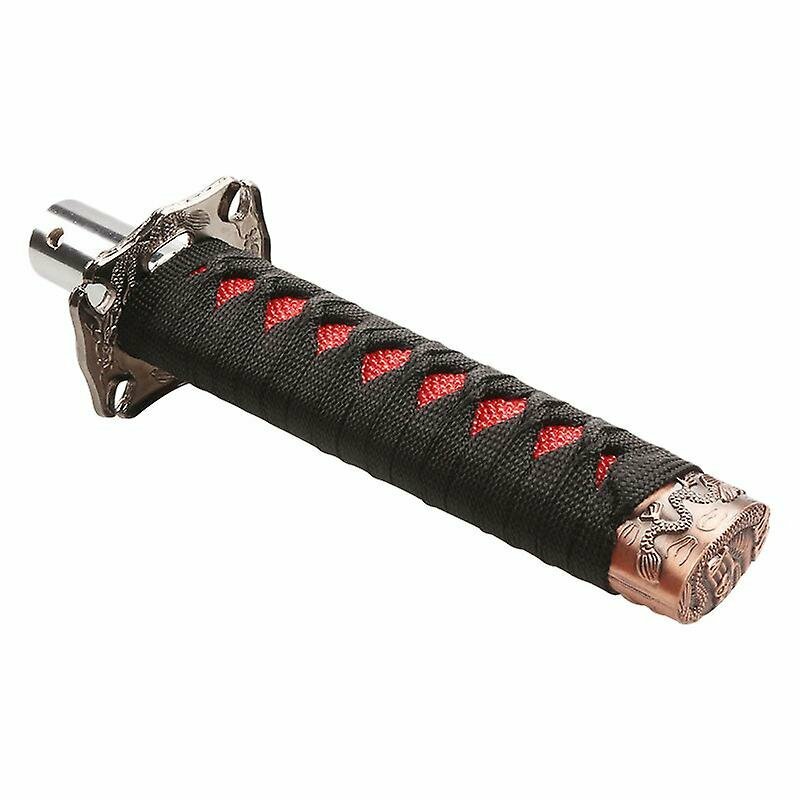 Универсальная ручка переключения передач, японский Sword Car, ручка переключения передач с адаптерами, 1 шт, чёрно-красная
